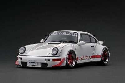 1/18 Ignition model RWB PORSCHE 964 White Ducktail RAUH-Welt BEGRIFF ...