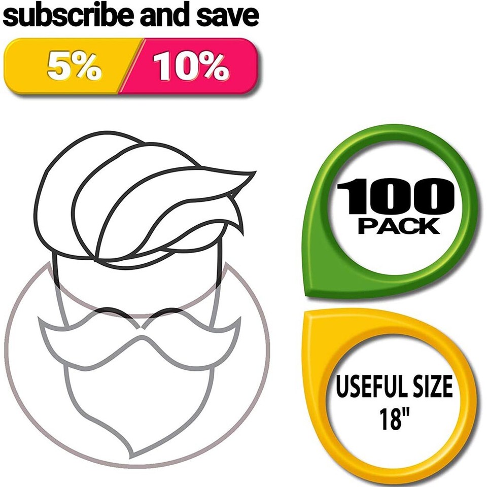 100pcs Disposable Beard Dust Cover Nylon Honeycomb Beard Protective ...