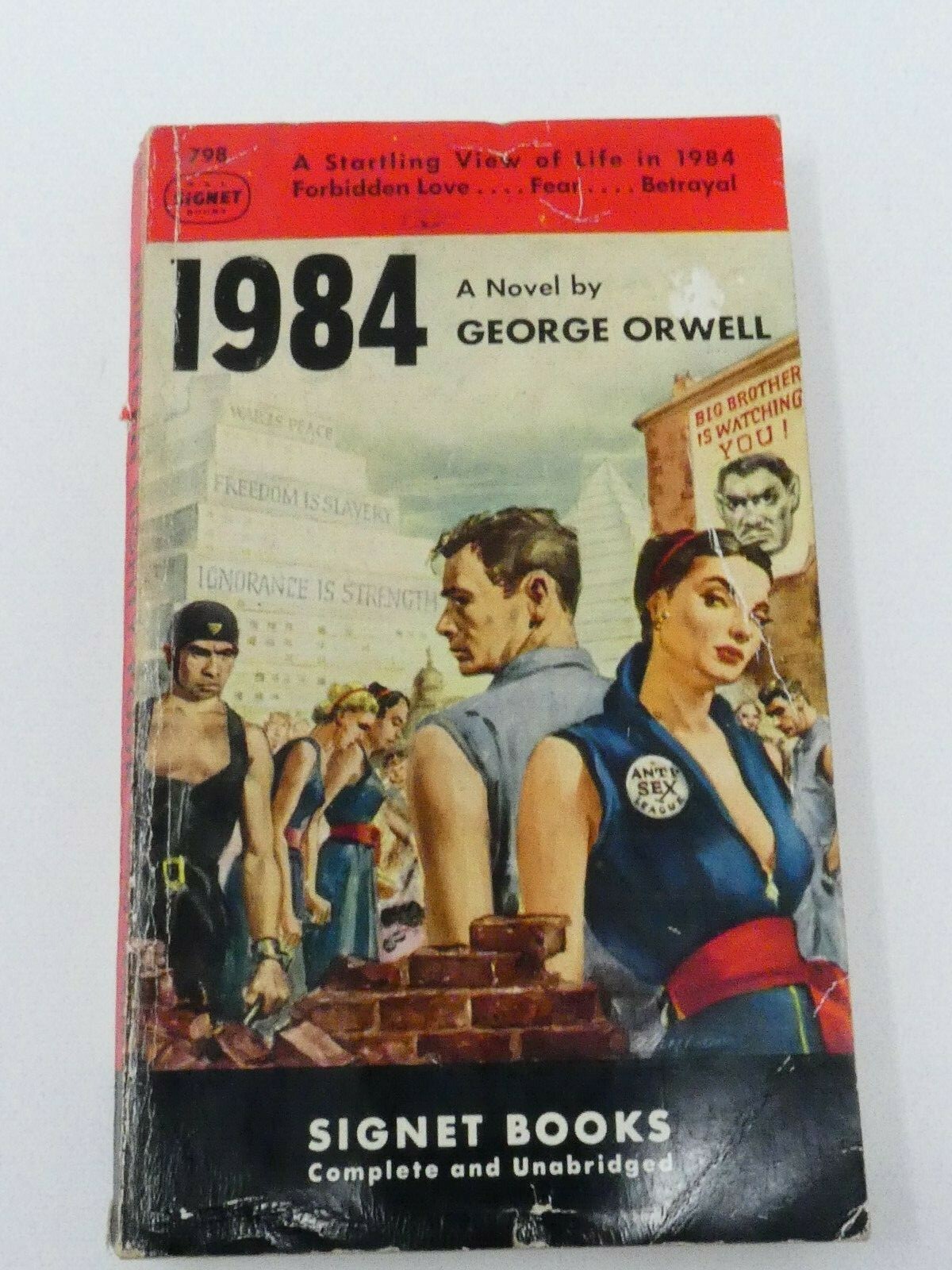 Vintage 1984 George Orwell Paperback Signet Books 1st Printing 1950 ...