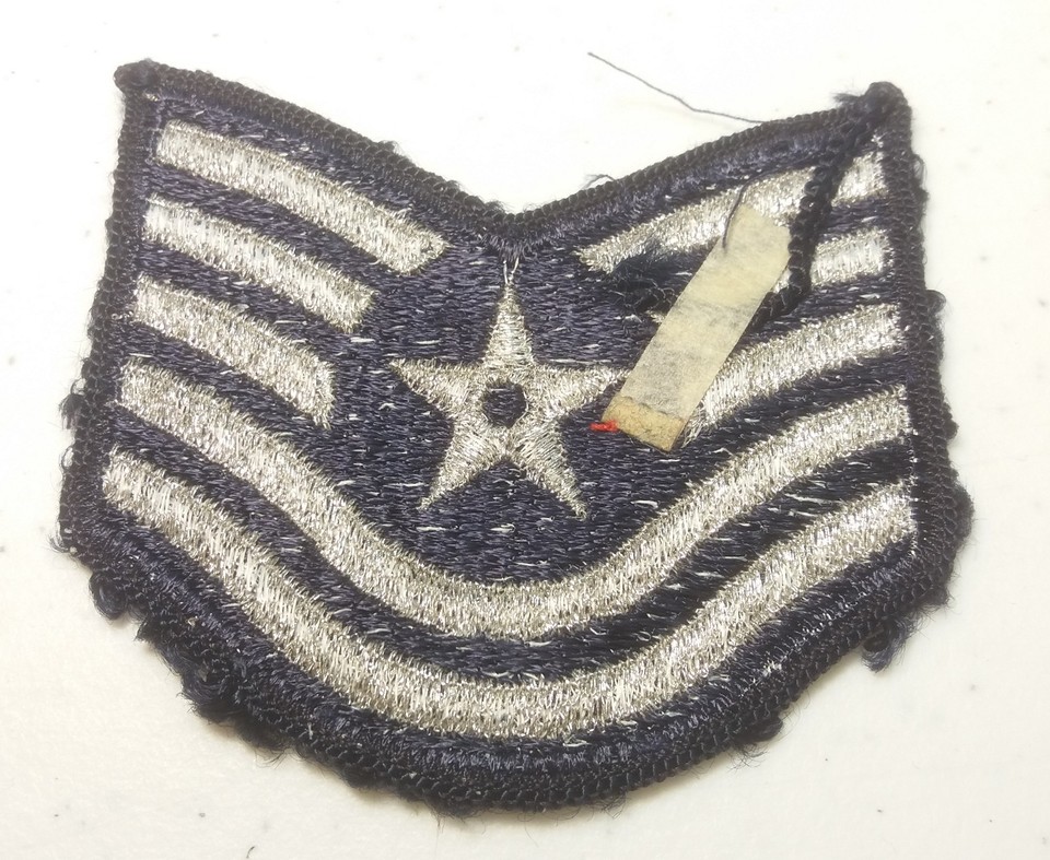 US Air Force Tech Technical Sergeant Rank Chevron Patch E-6 3" Small ...