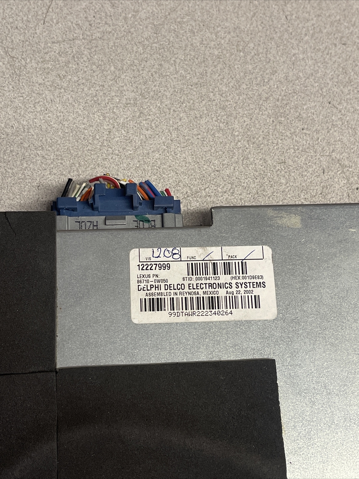 2002 - 2005 Lexus SC430 LS430 Telephone Control Module Computer 86710 ...