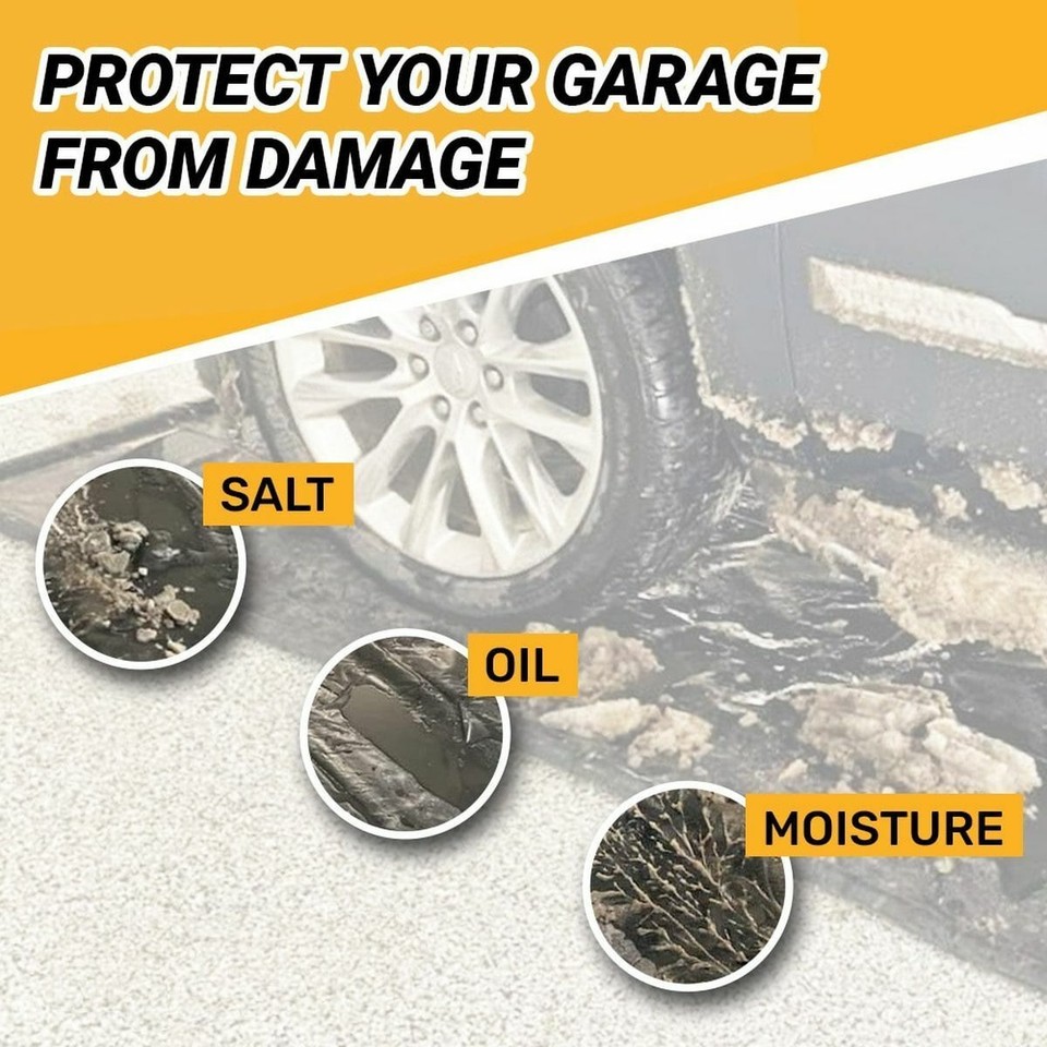 AutoFloorGuard PVC Garage Floor Spill Containment Mat Mid-Size AFG7918 ...