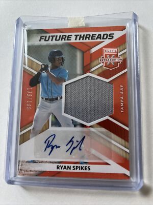 2022 ELITE AUTO AUTOGRAPH JERSEY PATCH RYAN SPIKES ROOKIE CARD #139/199 ...