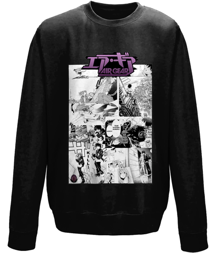 Air Gear Manga Style Sweatshirt Jumper Sweater Pullover Anime Weeb ...
