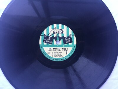 Kiddie Record 78rpm “Me, Myself and I” The Children's Record Guild #CRG ...