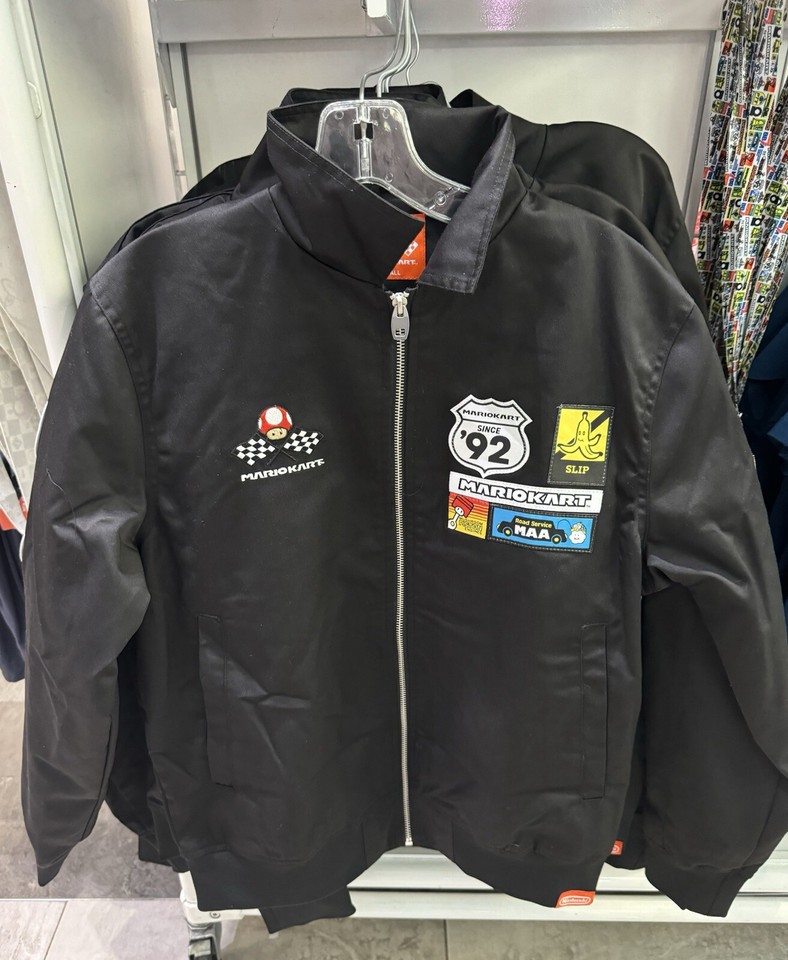 Nintendo NY Mario Toad Mario Kart 92 Flight Bomber Jacket Exclusive ...
