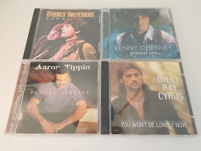 4 CD Lot - Billy Ray Cyrus, Kenny Chesney, Everly Brothers, Aaron ...