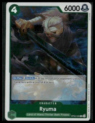 Ryuma #OP06-036 Wings of the Captain One piece | eBay UK