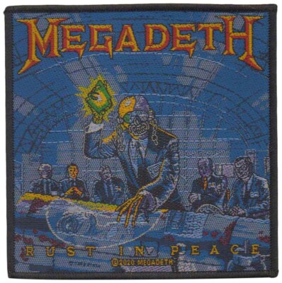 MEGADETH - Rust In Peace - 10 x 10,2 cm - Patch - 167738 | eBay