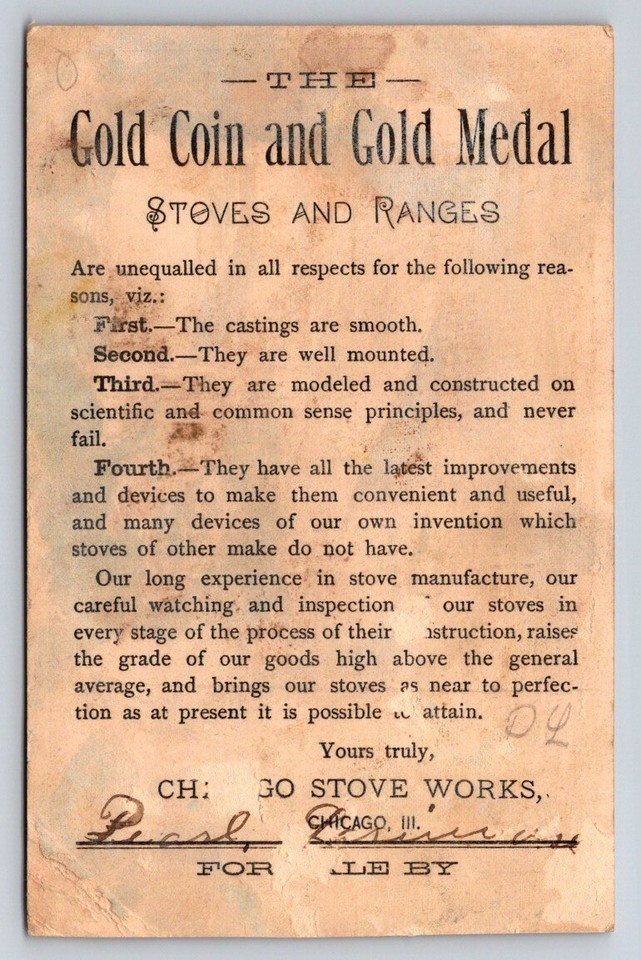 Gold Coin Medal Stoves Ranges Rainbow Polar Bear Ship P69 | eBay