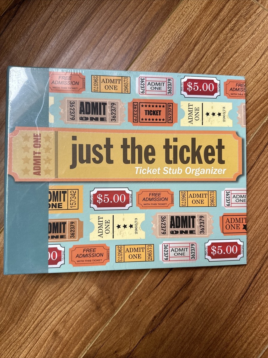 Ticket Stub Book After The Rain Spiral Bound Slip In Pocket Ticket