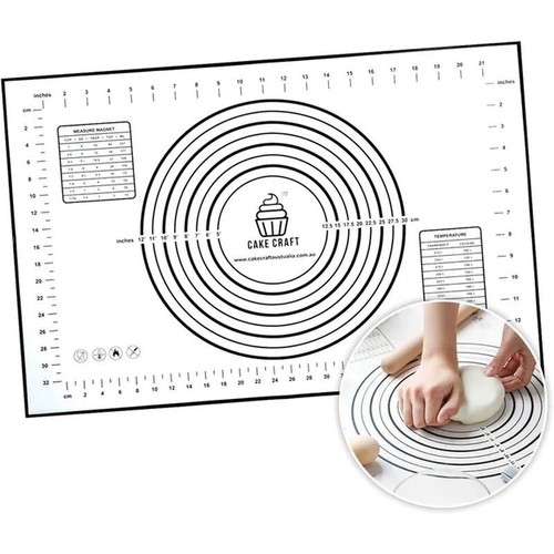 Cake Craft Silicone Fondant Pinning Mat - 60 x 40cm | eBay Australia