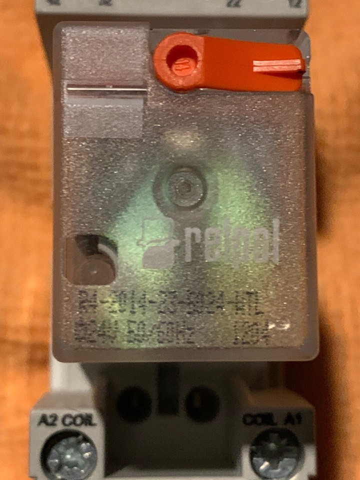Relpol R4-2014-23-5024-WTL Relay w/GZT4 Relay Socket Base | eBay