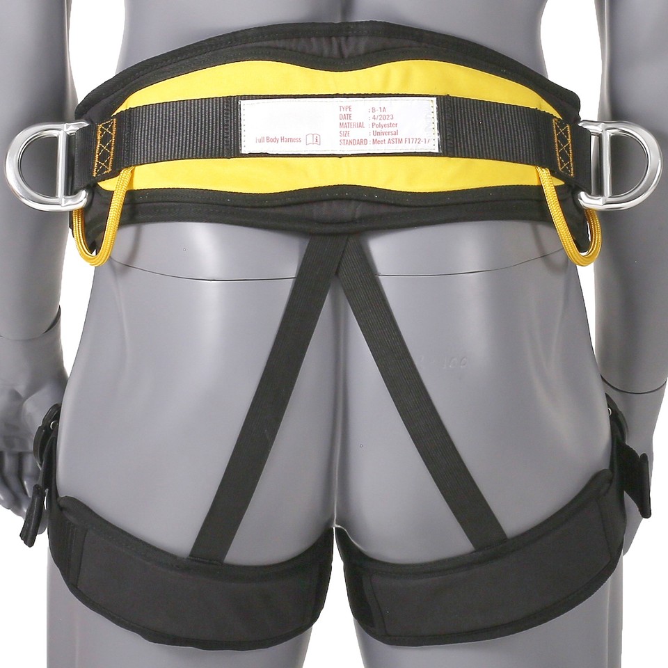 Uimoso Half Body Safety Harness Tree Climbing Harness Padding Waist Leg ...