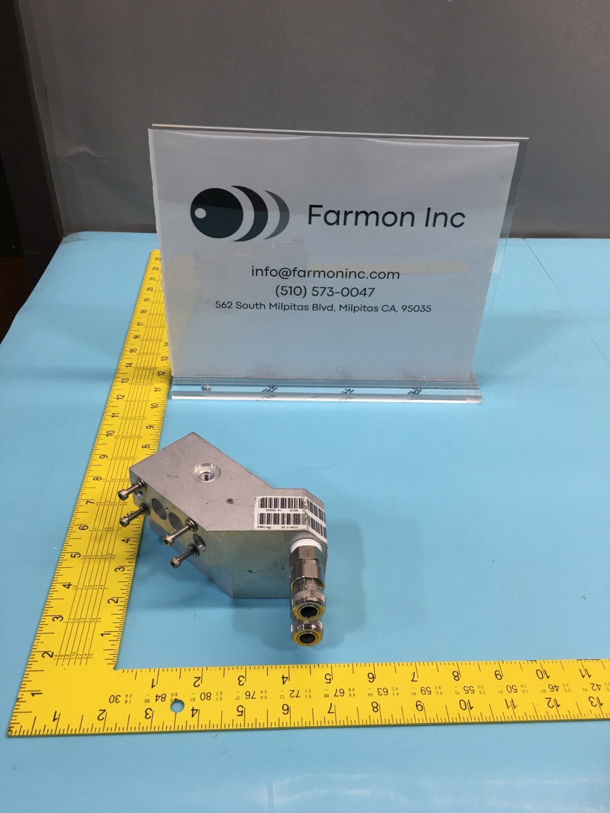 AMAT 0010-36069 Assy, Pumping Plate, DXZ Gas Box, TEOS, 5000, P5000 ...