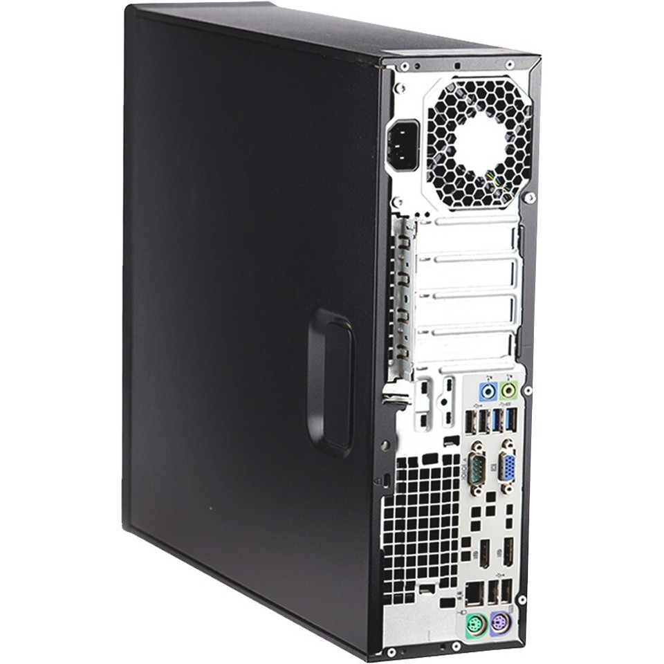 HP LCD Desktop i5 Computer PC 8GB RAM 1TB Dual 20" Monitor Windows 10 ...