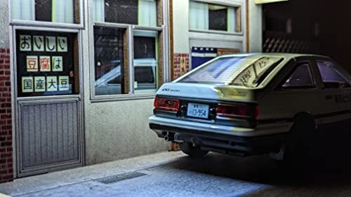1/32 Scale LED Fujiwara Tofu Shop AE86 Diecast Car Model JDM Car Model ...