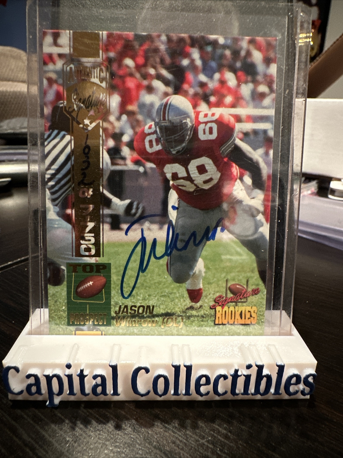 1994 Signature Rookies Football Jason Winrow Auto | eBay