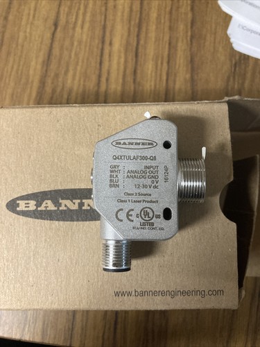 BANNER Q4XTULAF300-Q8 Class 1 Laser Product | eBay
