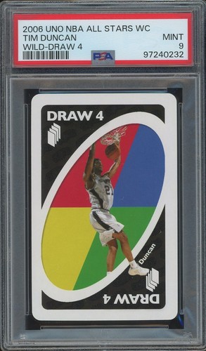 2006 UNO NBA AllStars Wester Conference WILD DRAW 4 ~ Tim Duncan ~ PSA ...