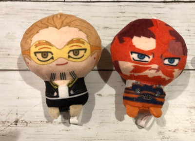 My Hero Academia Marutto Chinmari Plush mascoto Hawks Endeavor set 9cm ...