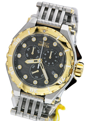NEW INVICTA EXCURSION 44962 MASTERPIECE SWISS CHRONOGRAPH GUNMETAL ...
