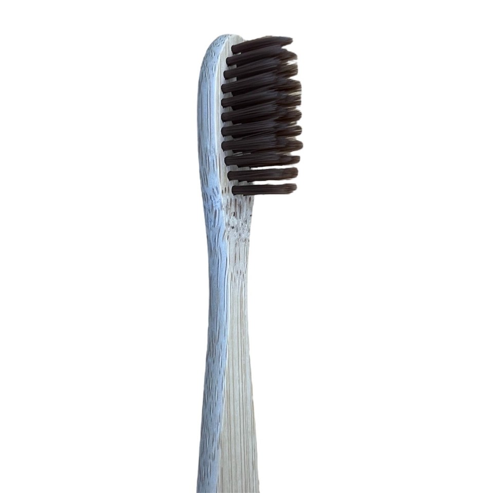 5 X Eco Friendly Biodegradable Bamboo Toothbrush Medium Bristles ...
