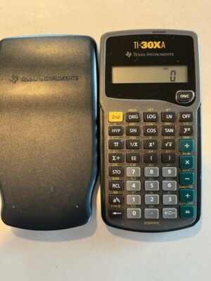 Texas Instruments TI-30Xa Solar Scientific Calculator Pre-Owned ...