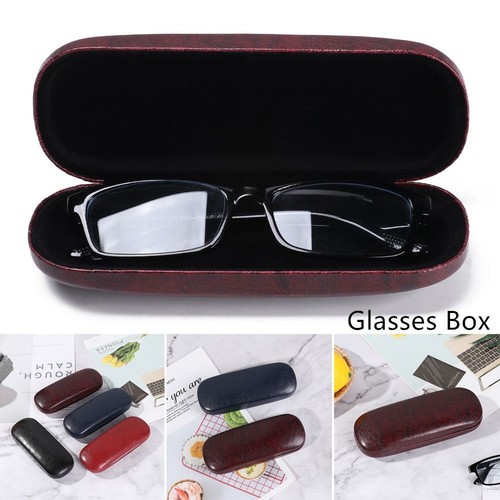 Frame Spectacle Case Reading Glasses Box Leather Glasses Case Eyewear ...