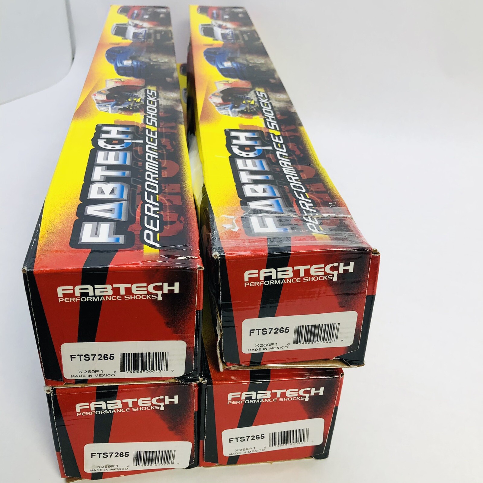 LOT OF 4 FABTECH PERFORMANCE SHOCK FTS7265 - FOR 07-13 SIERRA 1500 | eBay
