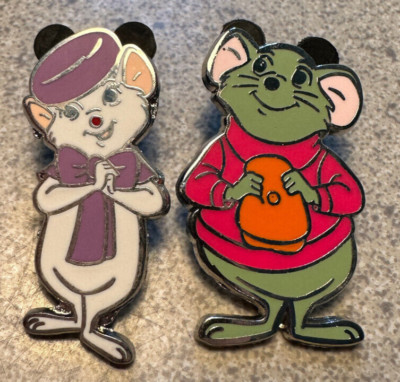 DISNEY PIN SET OF 2 THE RESCUERS BERNARD & BIANCA | eBay