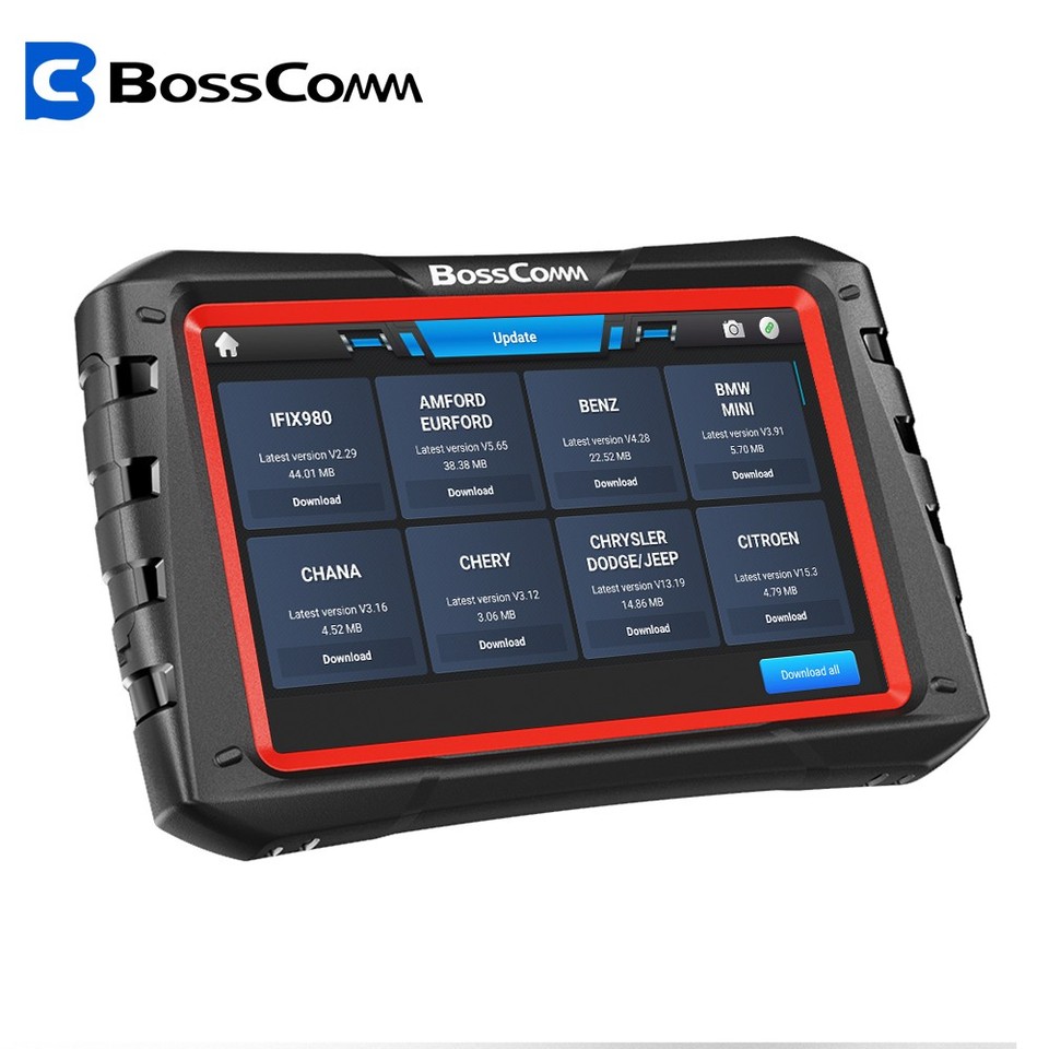 Auto Bidirectional OBD2 Scanner Full System ECU Key Coding Diagnostic ...