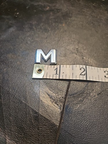 1998-2007 Mercedes C230 Kompressor trunk (M) Emblem Letter Crome (1CC ...