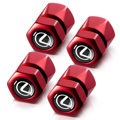 Tire Valve Stem Caps for Lexus Metal Car Wheel Air caps Auto red01 ...