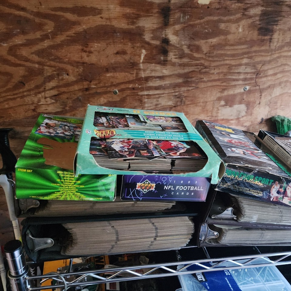 Huge Baseball Card Collection Storage Unit Find Millions Of Cards Lot ...