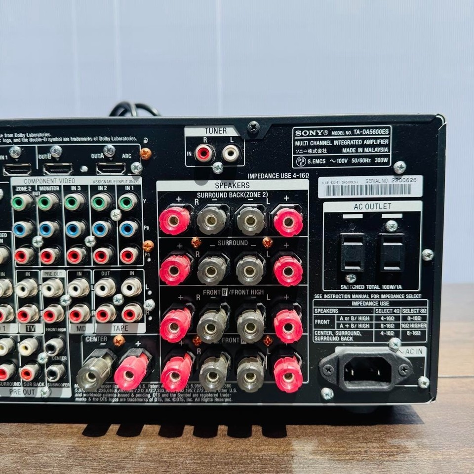 SONY TA-DA5600ES Multi-Channel Integrated Amplifier AV amplifier Power ...