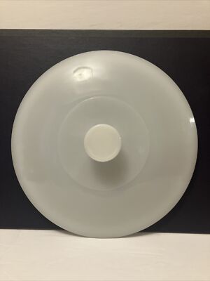 FIRE KING ANCHOR HOCKING MILK GLASS CASSEROLE LID ONLY FIT 8 Inch DISH ...
