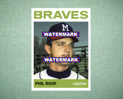 Phil Roof Milwaukee Braves 1964 Style Custom Baseball Art Card | eBay