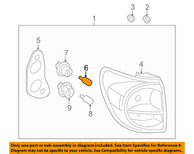 TOYOTA OEM-Tail Light Bulb 9098113044 | eBay