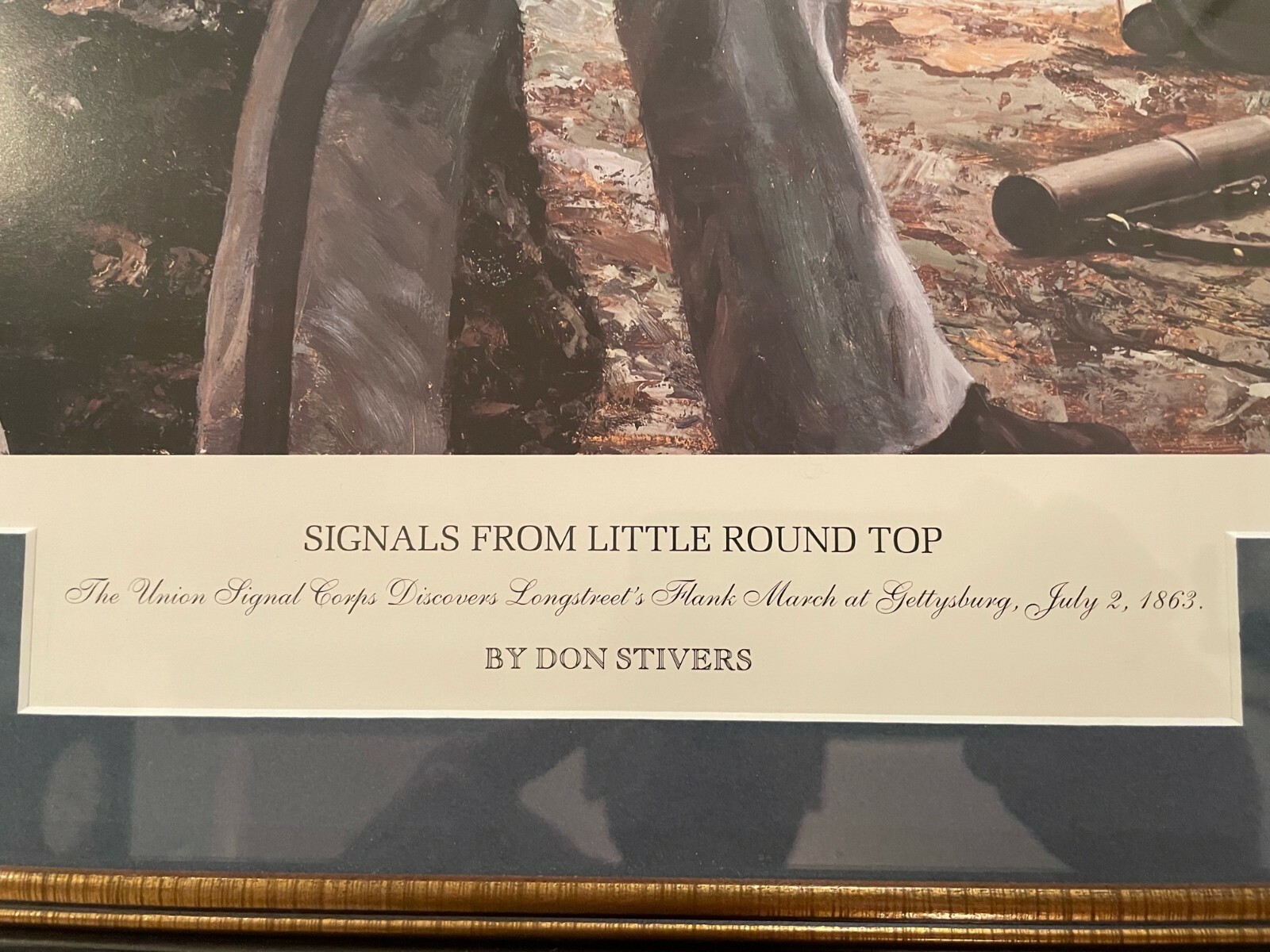 Don Stivers - "Signals from Little Round Top" 598/1000 LE Lithograph ...