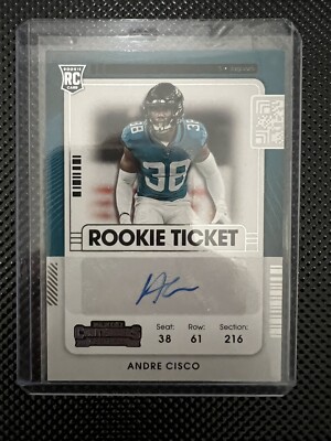 ANDRE CISCO 2021 Panini Contenders AUTO ROOKIE RC #177 | eBay