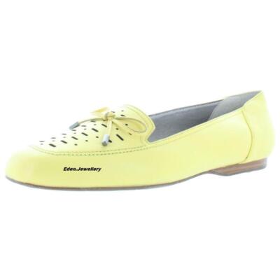 US$80 Beautiful ARRAY Yellow Sweet Pea Flat Loafers Shoes Perforated ...