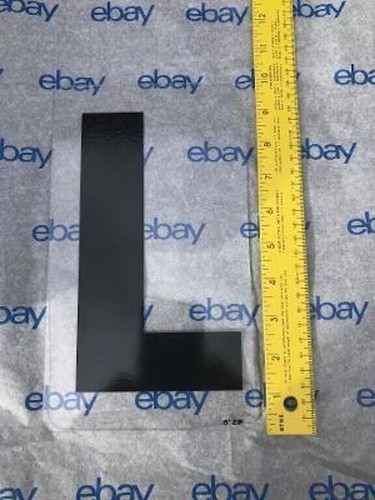 8 inch zip letters changeable outdoor signage marquee letters Letter L ...
