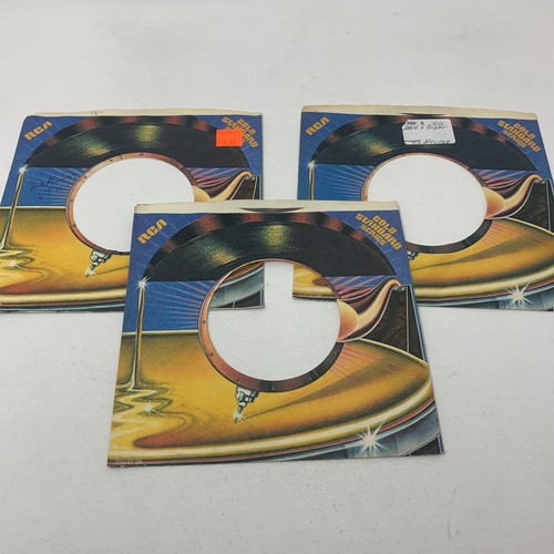 Lot of 3 RCA Gold Standard 7" 45 RPM Company Sleeves, Color - NO Disks ...