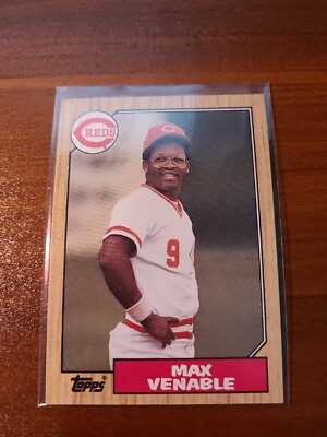 1987 Topps #226 Cincinnati Reds Max Venable *1456 | eBay