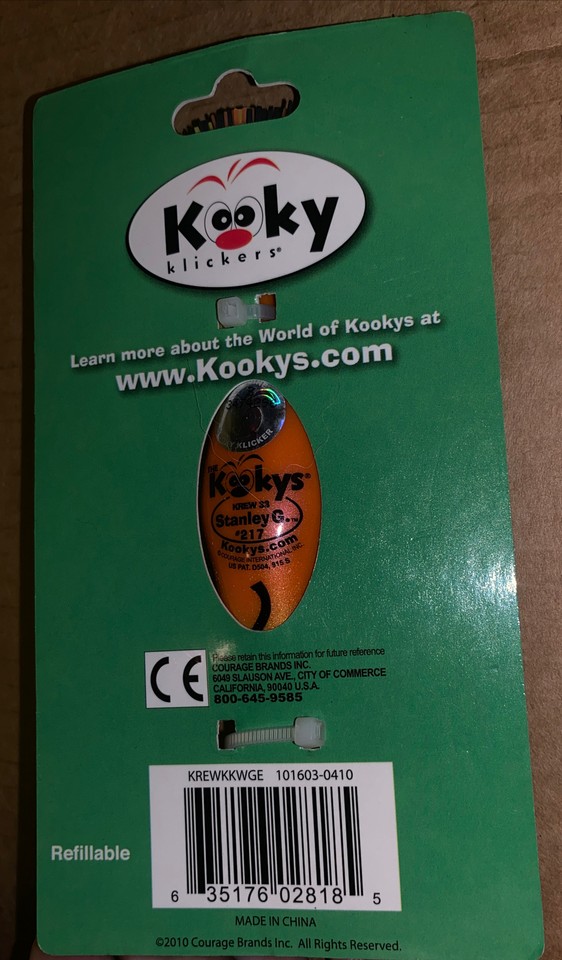 kooky klickers Pen Stanley G #217 | eBay