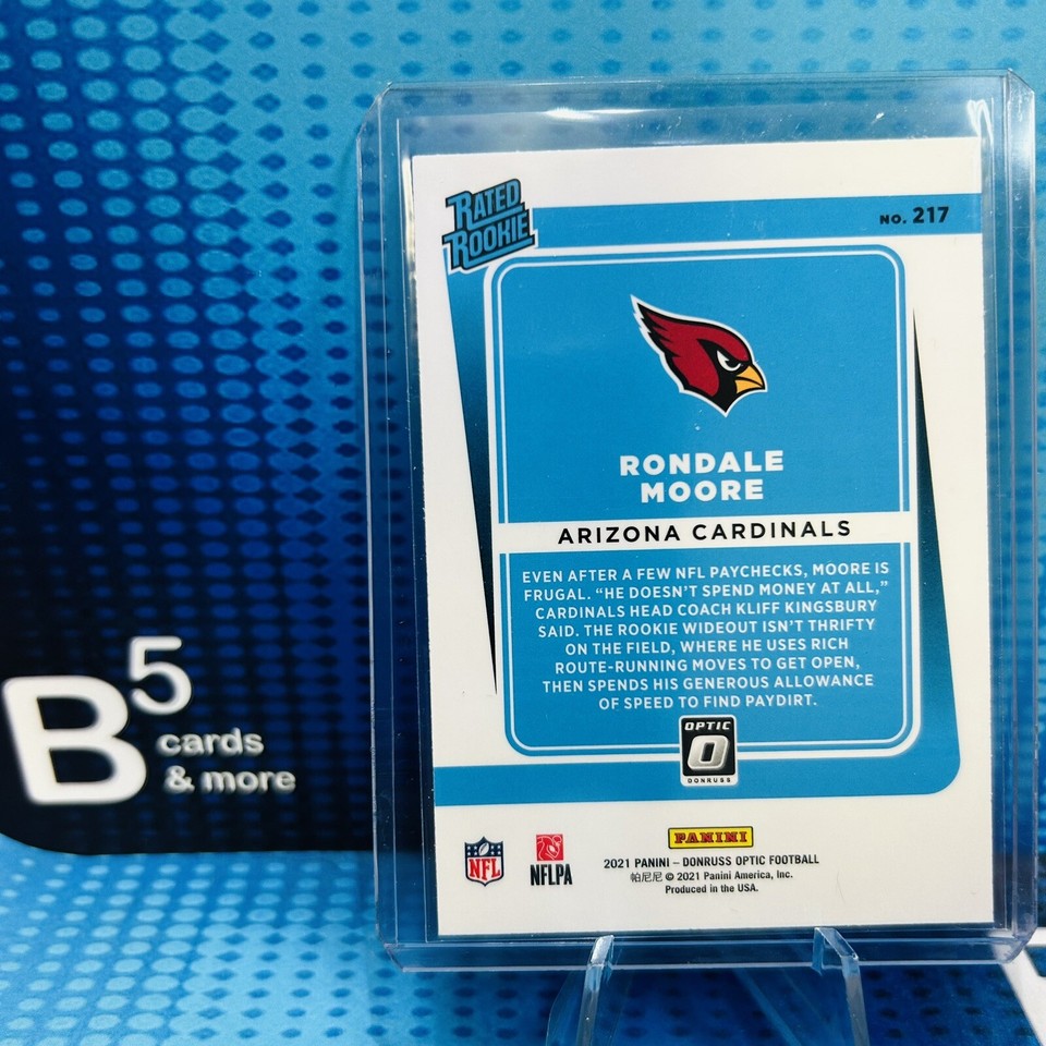 2021 Panini Donruss Optic Rated Rookie #217 Rondale Moore Cardinals | eBay