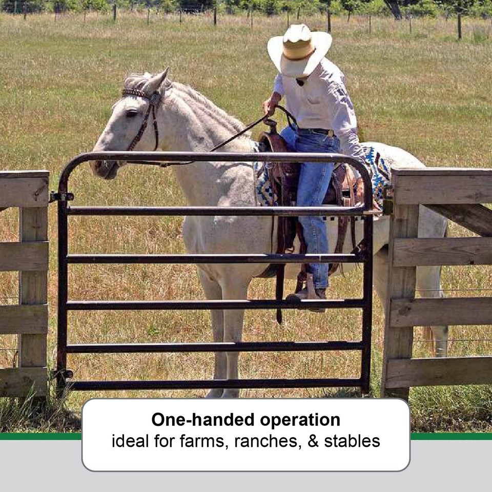 Two-Way Lockable Livestock Gate Latch for Farms, Pet Cages, Fences ...