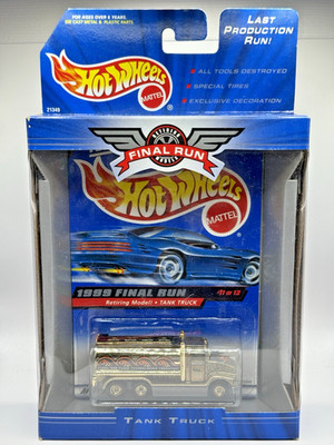 Hot Wheels 1999 Final Run Retiring Model Tank Truck - 1:64 Diecast Car ...
