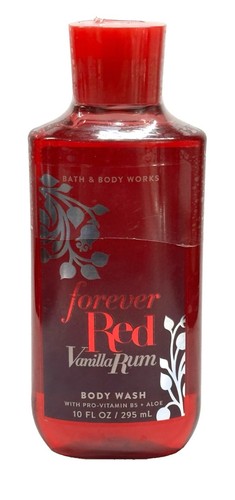 “Forever Red Vanilla Rum” 10 Oz Body Wash. Bath & Body Works | eBay